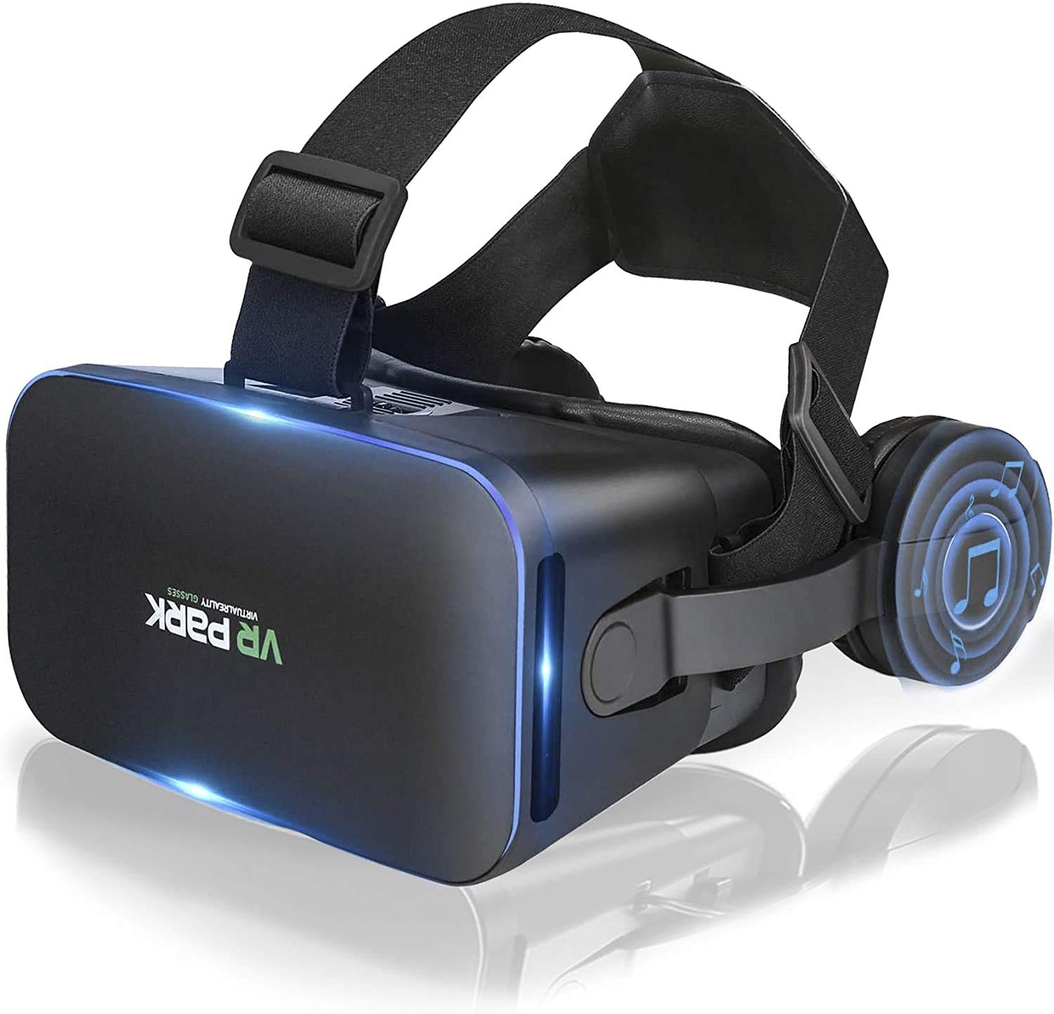 VR Headsets, Virtual Reality Headsets, Vr Headsets Compatible with iPhone & Android Phone(4.7"-6.53"),New Goggles Comfortable Adjustable with Case -Gift for Kids and Adults