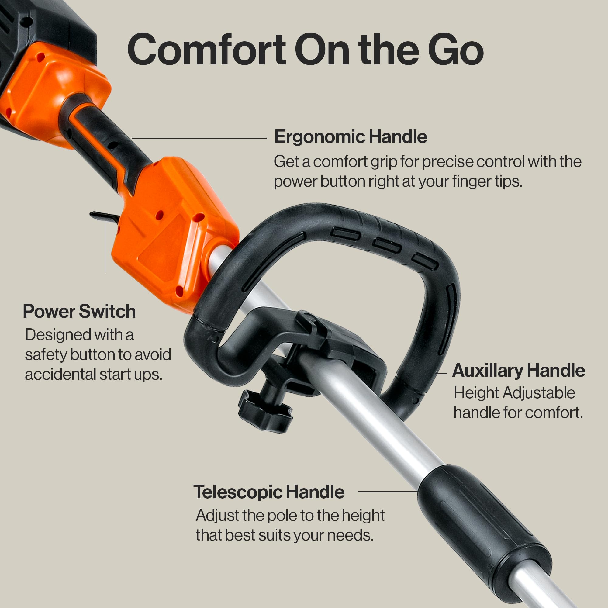 SuperHandy Electric Snow Thrower Adjustable Angle 17" Clearing Width 5.7" Intake Height 23' ft Throw Curved Serrated Blade 48V-2Ah Battery Portable Wheels Easy Maneuver Safety Switches Comfort Handle