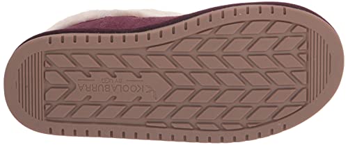 Koolaburra by UGG Unisex-Child Aubrei Short Boot, Plum, 1 Little Kid