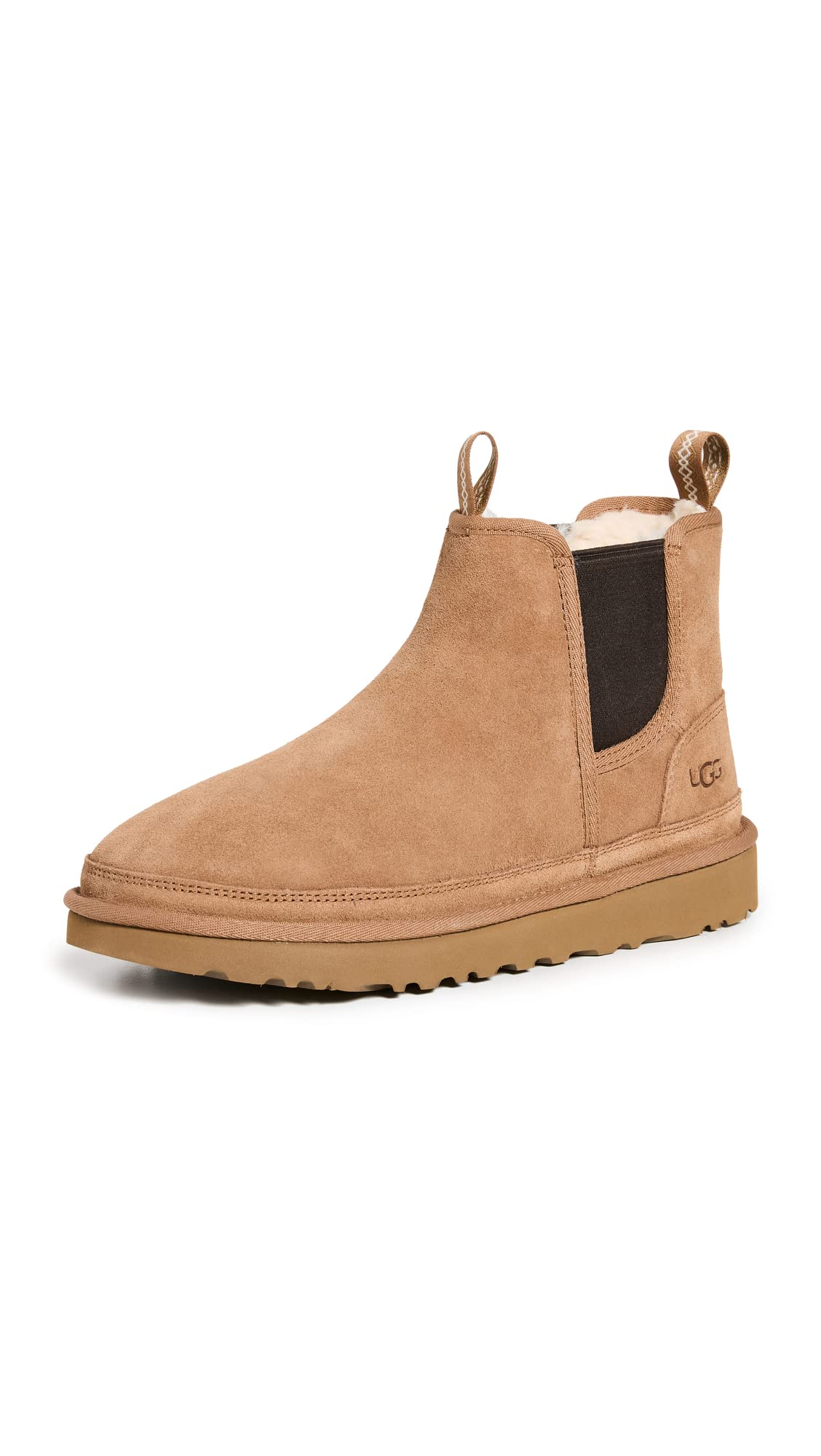 UGG Unisex-Child Neumel Chelsea Boot, Chestnut, 6 Big Kid