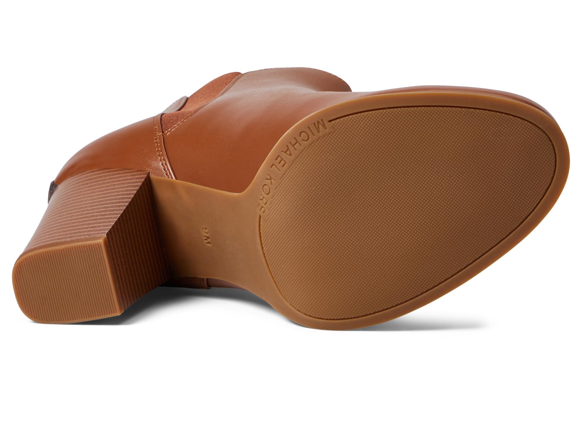 Michael Kors Evaline Heeled Bootie Luggage 7 M