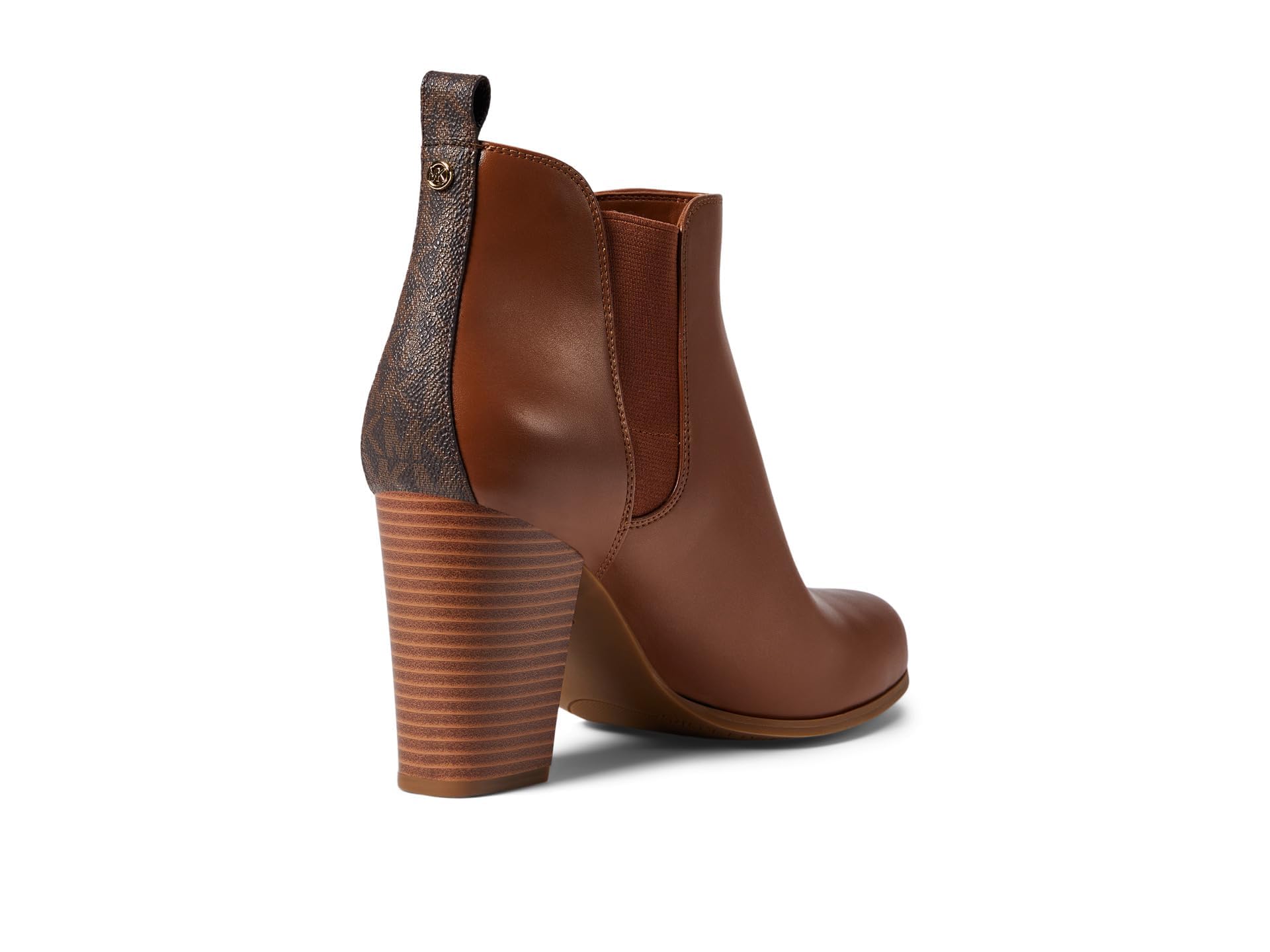 Michael Kors Evaline Heeled Bootie Luggage 7 M