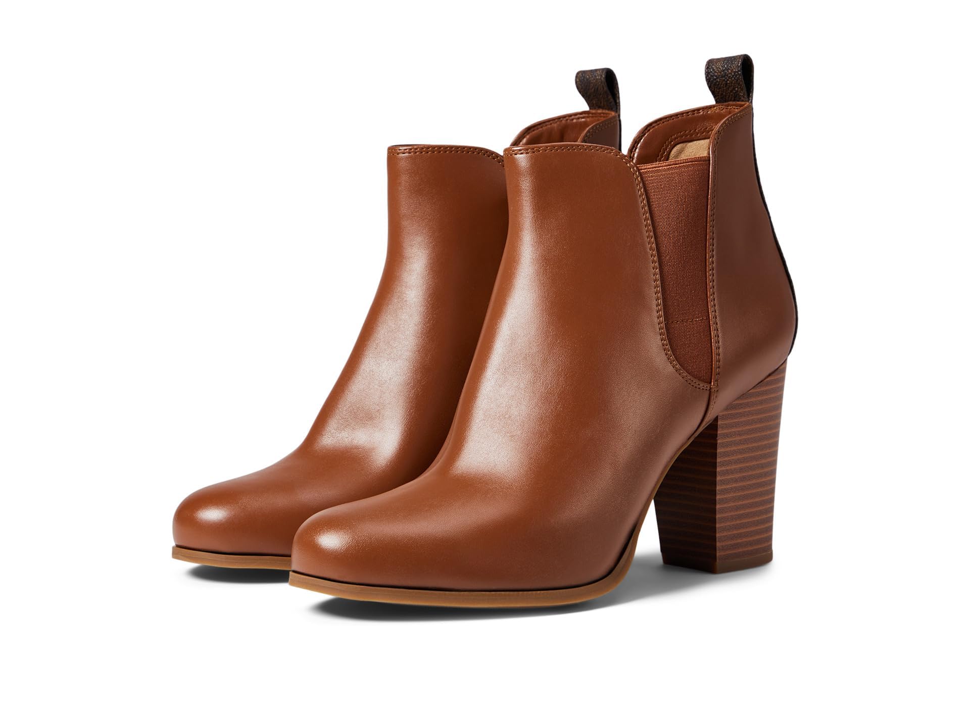 Michael Kors Evaline Heeled Bootie Luggage 7 M