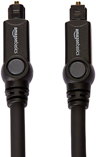 Amazon Basics CL3 Rated Optical Audio Digital Toslink Cable - 15 Feet