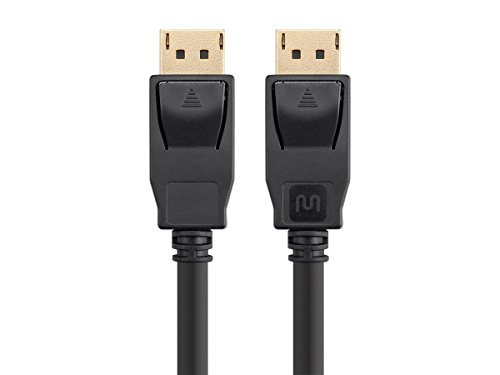 Monoprice DisplayPort 1.2a Cable - 1.5 Feet - Black | Supports Up to 4K Resolution and 3D Video - Select Series