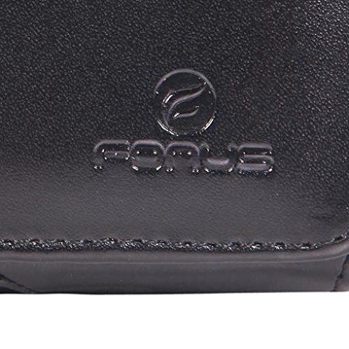 Black Leather Phone Case Cover Pouch Holster Swivel Belt Clip w Loops Compatible with T-Mobile LG V20 - T-Mobile Motorola Moto E5 Plus - T-Mobile Motorola Moto G7 Power