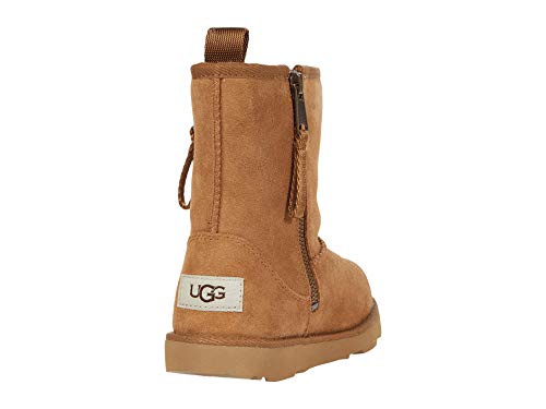 UGG Classic Short Dual Zip II (Toddler/Little Kid/Big Kid) Chestnut 5 Big Kid M