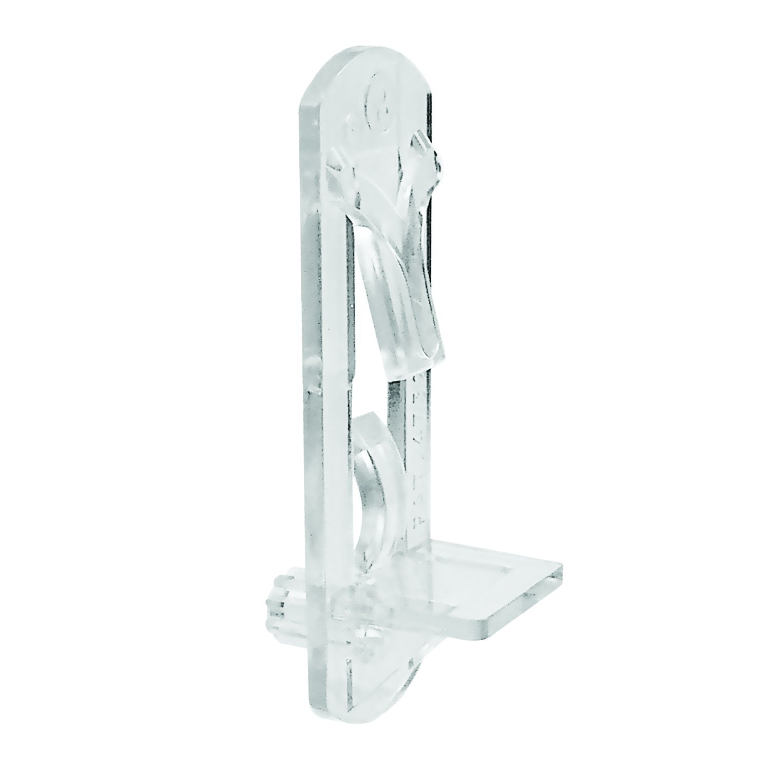 Prime-Line U 9398N Self-Locking Shelf Support Pegs, 1/4 In. Peg x 3/4 In. Shelf, Plastic (4 Pack)