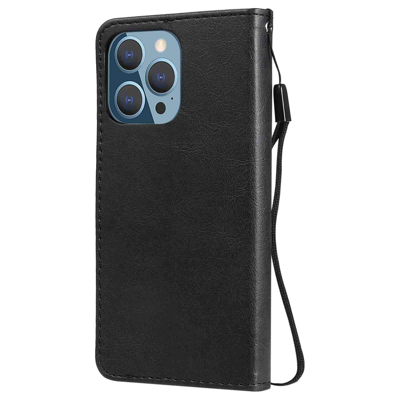 Fansipro Phone Cover Wallet Folio Case for LG V20, Premium PU Leather Slim Fit Cover for LG V20, 2 Card Slots, Super Fitting, Black
