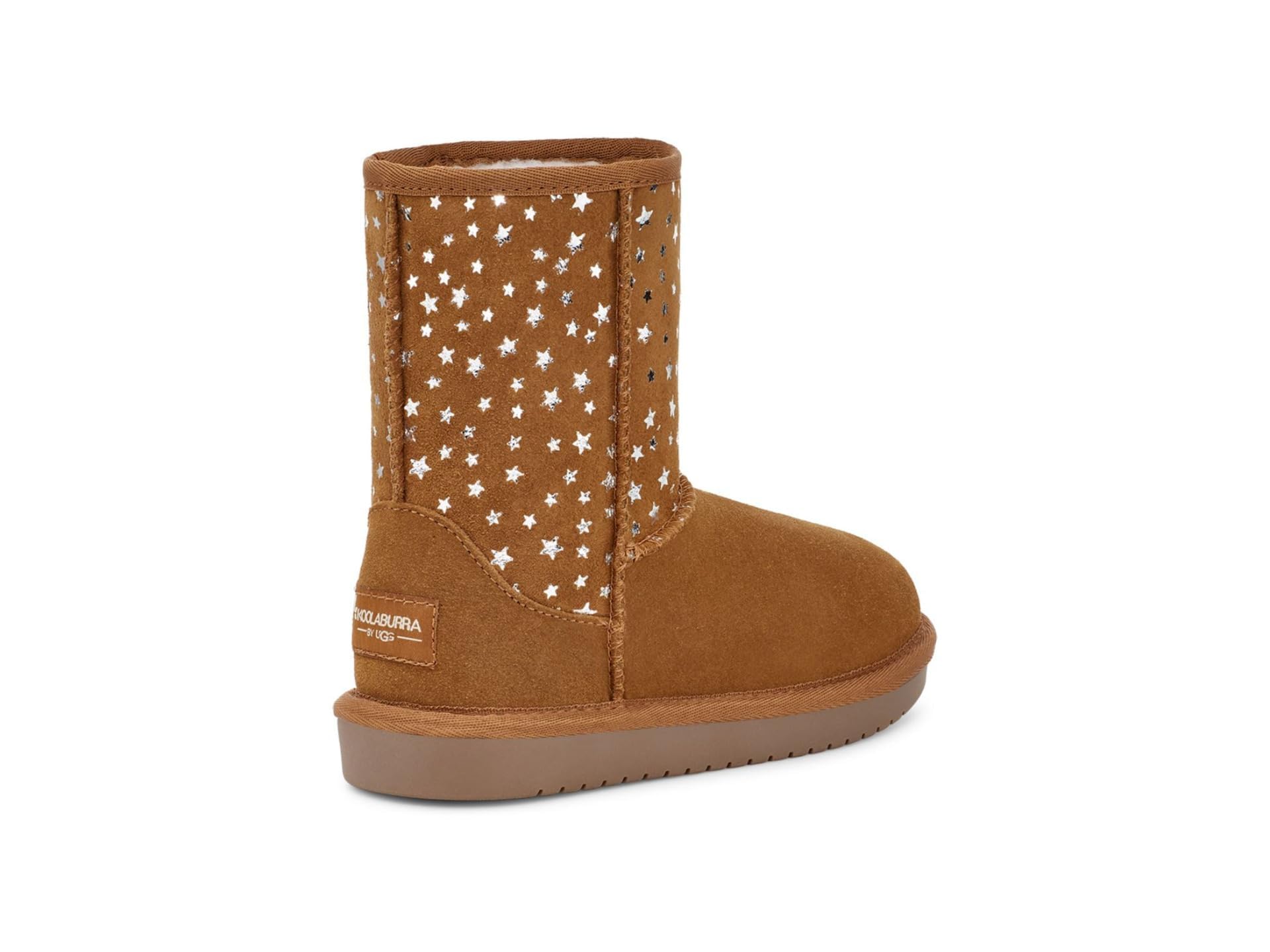 Koolaburra by UGG Kids' Koola Short Stars, Chestnut, 13