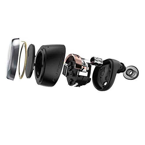 NuForce BE FREE6 Truly Wireless Bluetooth Earbuds - for Audio Enthusiasts - Up to 24h Battery - Bluetooth 5.0 - Sweat Proof - Dual Audio Mode - Extra Bass