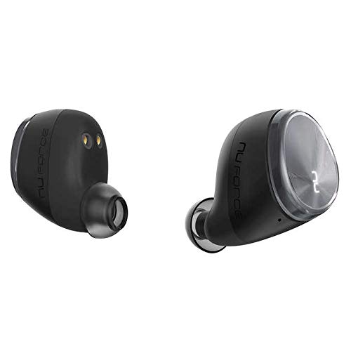 NuForce BE FREE6 Truly Wireless Bluetooth Earbuds - for Audio Enthusiasts - Up to 24h Battery - Bluetooth 5.0 - Sweat Proof - Dual Audio Mode - Extra Bass