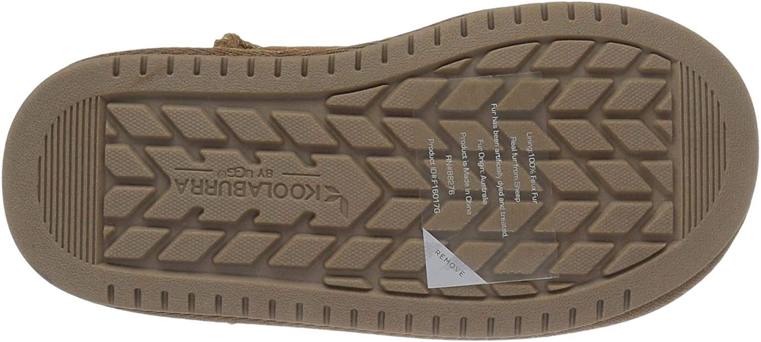 Koolaburra by UGG Kids Koola Short Fashion Boot, Chestnut, 01 Youth US Little Kid