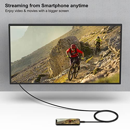 USB C to DVI Cable, Benfei USB Type-C to DVI Cable [Thunderbolt 3] Compatible for MacBook Pro 2019/2018/2017, Samsung Galaxy S9/S8, Surface Book 2, Dell XPS 13/15, Pixelbook and More - 6 Feet