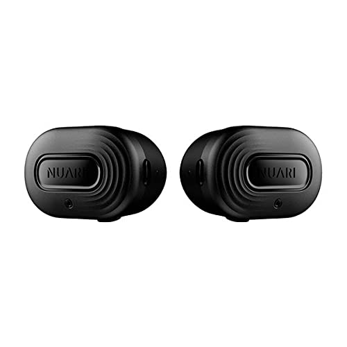 NUARL N10 Pro Active Noise Canceling ANC Truly Wireless Stereo Earphones Earbuds Bluetooth5 7hr Playback aptX AAC with HDSS IPX4 N10PRO-BM(Black Metallic)