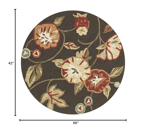 Loloi FRACFC-04CF003656 Francesca Area Rug, 3'-6" by 5'-6", Coffee