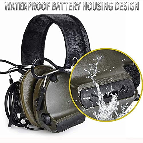 ZTAC 【Z-TAC Official Store】 Z-Tactical Comta II Style Headset G:2 Mil-Spec ZH041 Fit with Military PTT(Except PTT) Noise Canceling Sound Collection Soundproof Tactical Headset with Mic FG