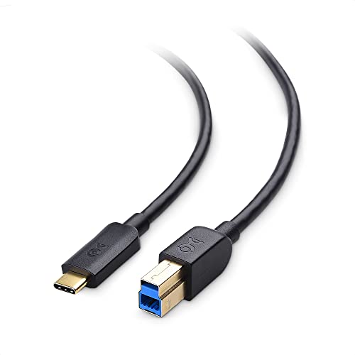 Cable Matters USB C to USB B 3.0 Cable 3.3 ft (USB C to USB Type B 3.0, 3.0 USB B to USB C) in Black