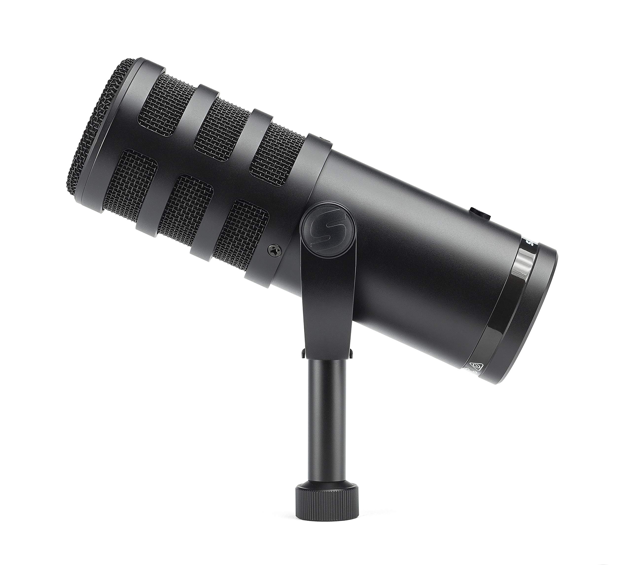 Samson Q9U XLR/USB Dynamic Broadcast Microphone Bundle with Pop Filter and Broadcast/Webcast Boom Arm with XLR Cable