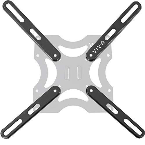 VIVO Steel VESA Extension Mount Adapter Brackets for Screens 32 to 55 inch LCD LED TV, Conversion Plate Kit for VESA up to 400x400mm, MOUNT-AD400B