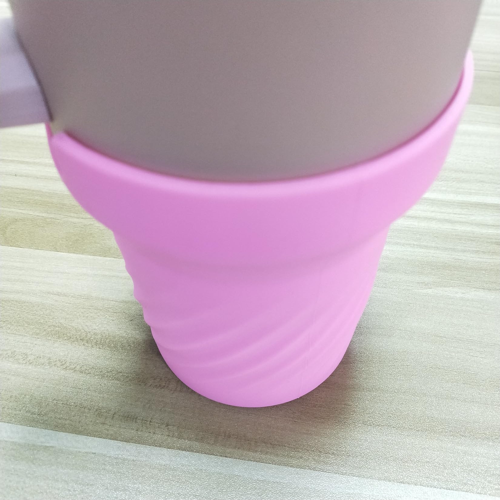 Gavoyeat Silicone Boot for Stanley Cup 40 oz, Cup Bottom Protector Sleeve Cover Fit with Stanley Quencher H2.0 FlowState Tumbler/Adventure Quencher Tumbler (40 oz, Rose Red, 1)