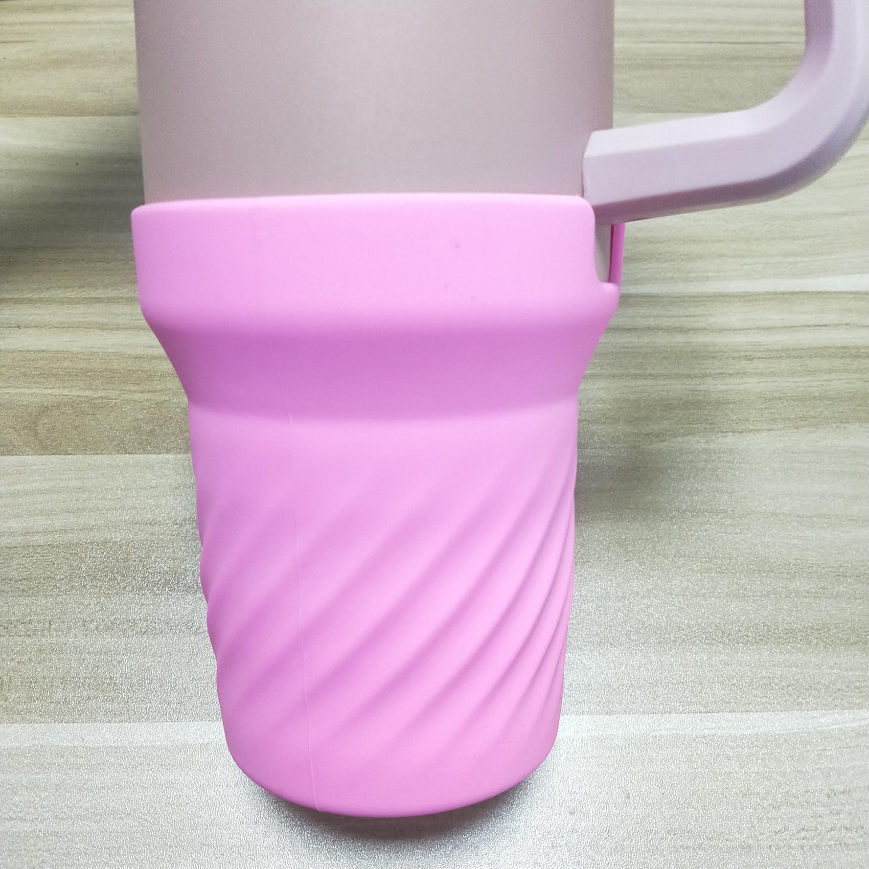 Gavoyeat Silicone Boot for Stanley Cup 40 oz, Cup Bottom Protector Sleeve Cover Fit with Stanley Quencher H2.0 FlowState Tumbler/Adventure Quencher Tumbler (40 oz, Rose Red, 1)