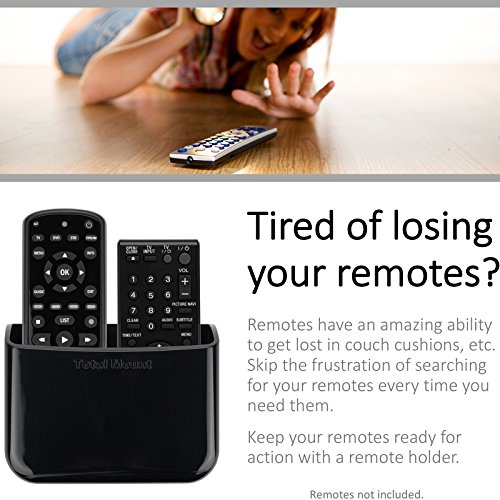 TotalMount Universal Remote Control Holder - Large (Black)