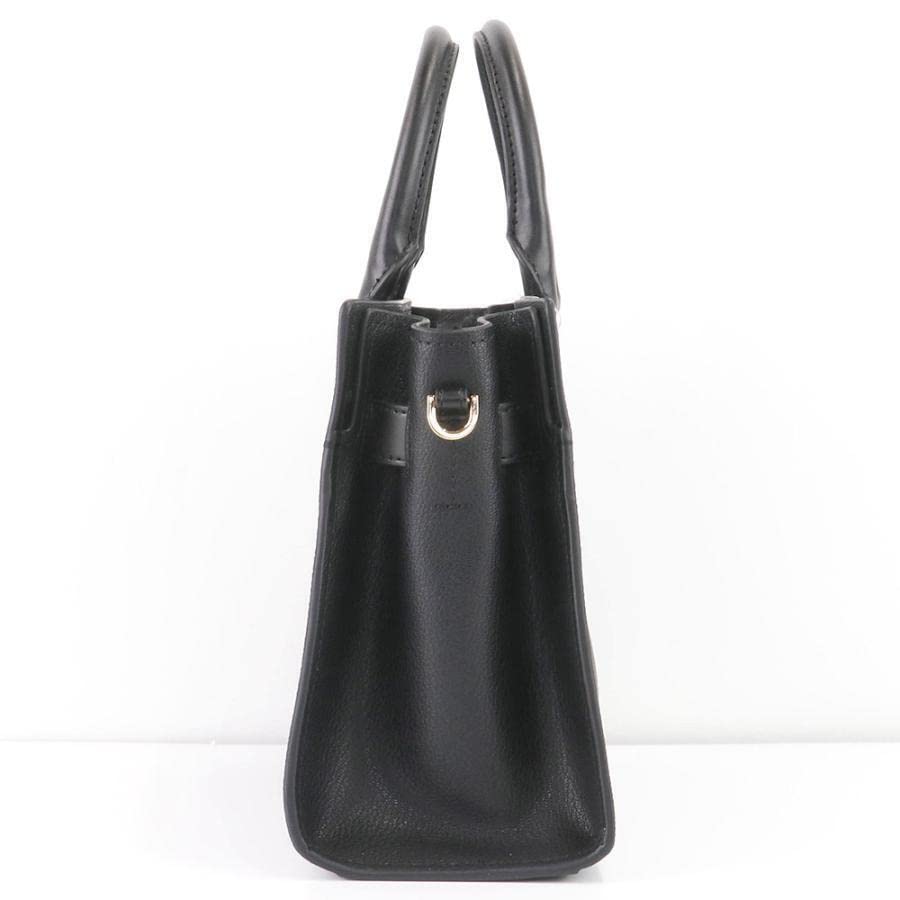 Michael Kors HAMILTON SMALL SATCHEL SHOULDER CROSSBODY BAG MK SIGNATURE (Black)