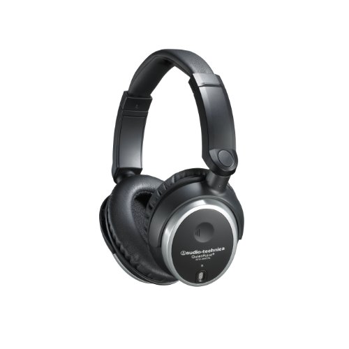 Audio-Technica ATH-ANC7B QuietPoint Active Noise-Cancelling Closed-Back Headphones, Wired