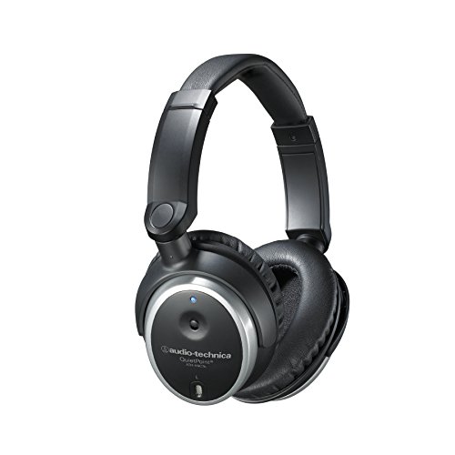 Audio-Technica ATH-ANC7B QuietPoint Active Noise-Cancelling Closed-Back Headphones, Wired