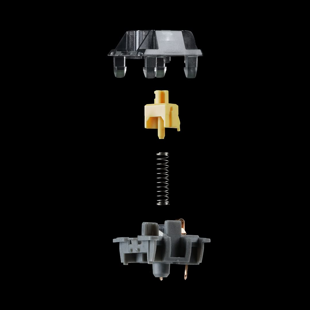 DROP Holy Panda X Mechanical Keyboard Switches - Plate Mount Quiet & Tactile Switches, Cherry MX Style, 65g, (35 PCS, 3-Pin)