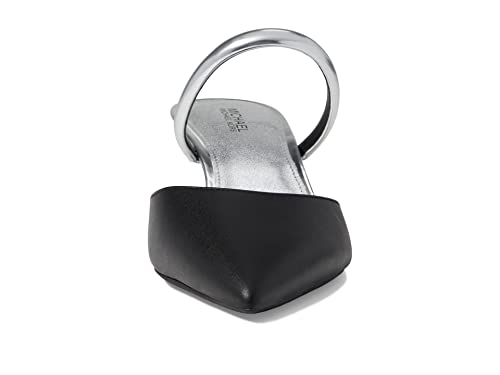 Michael Kors Jessa Flex Mule Kitten Black/Silver 8 M