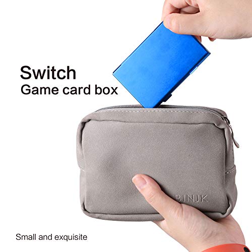 Premium Game Card Case for Nintendo Switch, Aluminum Game Cartridge Holder for Nintendo Switch (Hold 6 Game Cards) (Blue)