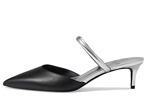 Michael Kors Jessa Flex Mule Kitten Black/Silver 8 M