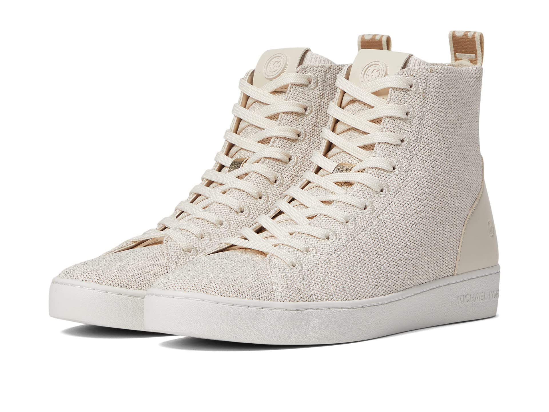 Michael Kors Edie Knit High-Top Light Cream 7.5 M