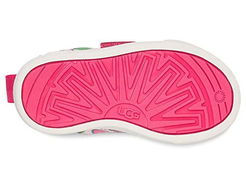 UGG Unisex-Child Rennon Low Watermelon Stuffie Sneaker, Watermelon, 8 Toddler