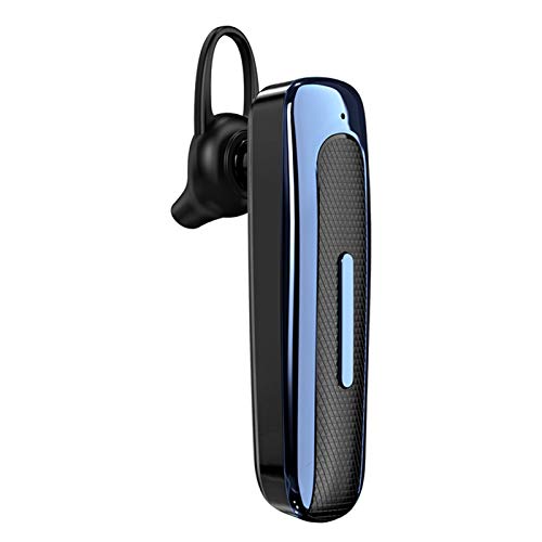 Heave Wireless Bluetooth Headset with CVC8.0 Noise Cancelling Mic Bluetooth Earpiece,IPX 5 Waterproof Earbud Car Headset with 20 Hours Playback Time for Hands Free Calls Blue Black