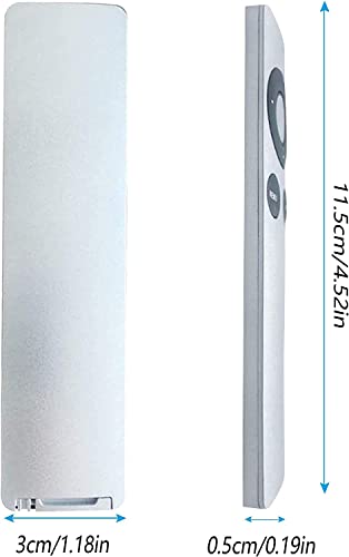 New Replacement Apple TV Remote Control fit for Apple 1 2 3 A1427 A1469 A1378 A1294 MD199LL/A MC572LL/A MC377LL/A MM4T2AM/A MM4T2ZM/A TV (Made from Plastic not Original)