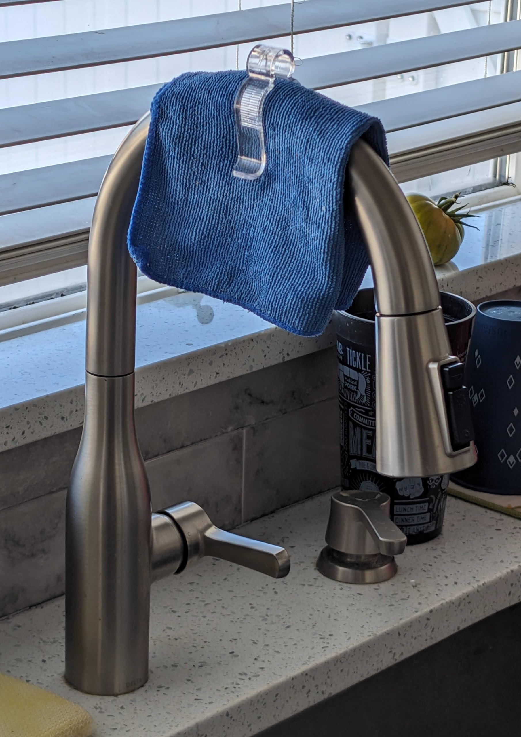 Iba Innovations Towel Clip (3-Pack) - No Fuss Hand-Towel Clip for Kitchen or Bathroom