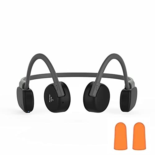 LIBMING Bone Conduction Headphones for Swimming, IPX6 Open-Ear Wireless Sport Earphones Headset for Running, Diving Water, Gym, Spa,Black