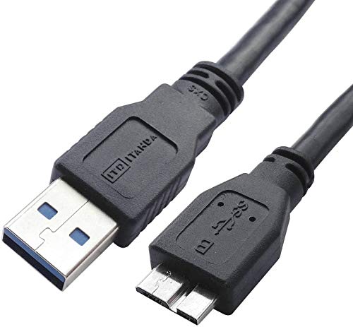ITD ITANDA USB 3.0 Micro Cable, 3.3ft USB 3.0 A to Micro B Cable Charger Compatible with Samsung Galaxy S5, Note 3, Note Pro 12.2, WD Western Digital My Passport and Elements Hard Drives