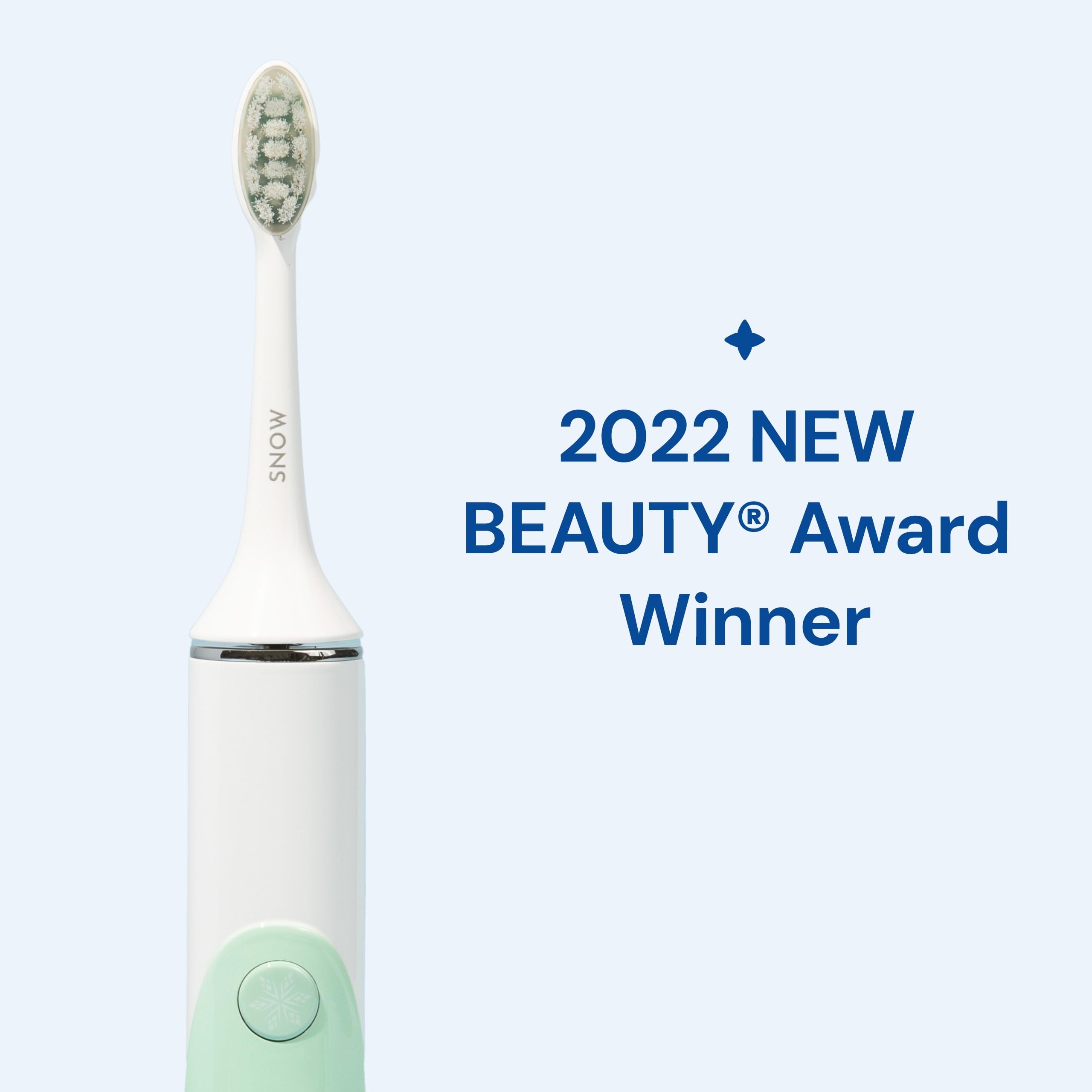 Snow LED Electric Toothbrush - Rechargeable Electronic Brush for Adults - Sonic Technology w/LED Light Whitening & Cleaning Powered w/Sonic Technology for Oral Routine Sea Breeze Green