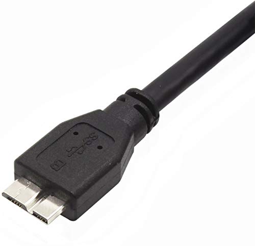 ITD ITANDA USB 3.0 Micro Cable, 3.3ft USB 3.0 A to Micro B Cable Charger Compatible with Samsung Galaxy S5, Note 3, Note Pro 12.2, WD Western Digital My Passport and Elements Hard Drives