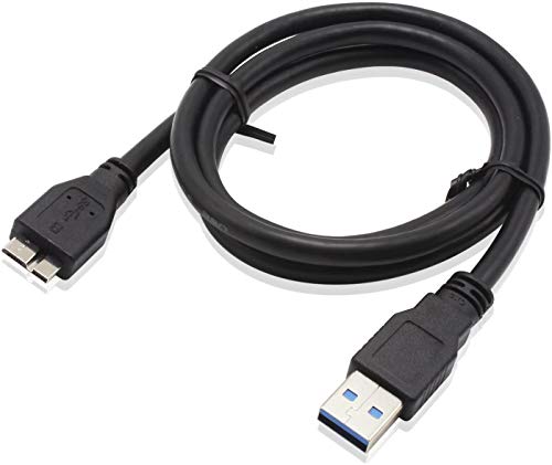 ITD ITANDA USB 3.0 Micro Cable, 3.3ft USB 3.0 A to Micro B Cable Charger Compatible with Samsung Galaxy S5, Note 3, Note Pro 12.2, WD Western Digital My Passport and Elements Hard Drives