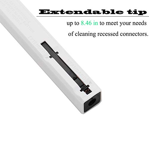 TUTOOLS Fiber Optic Cleaner,Fiber Optic connectors Cleaning,Fiber Optic Cleaner Pen with 800+ Cleans for 2.5mm SC/ST/FC Ferrules Push Type