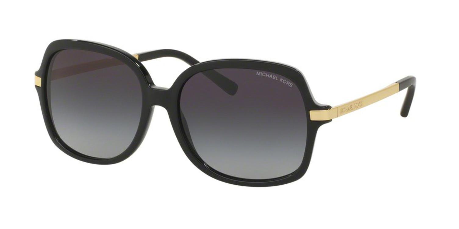 Michael Kors MK2024F Sunglasses 316011-57 - Black Frame, Light Grey Gradient MK2024F-316011-57