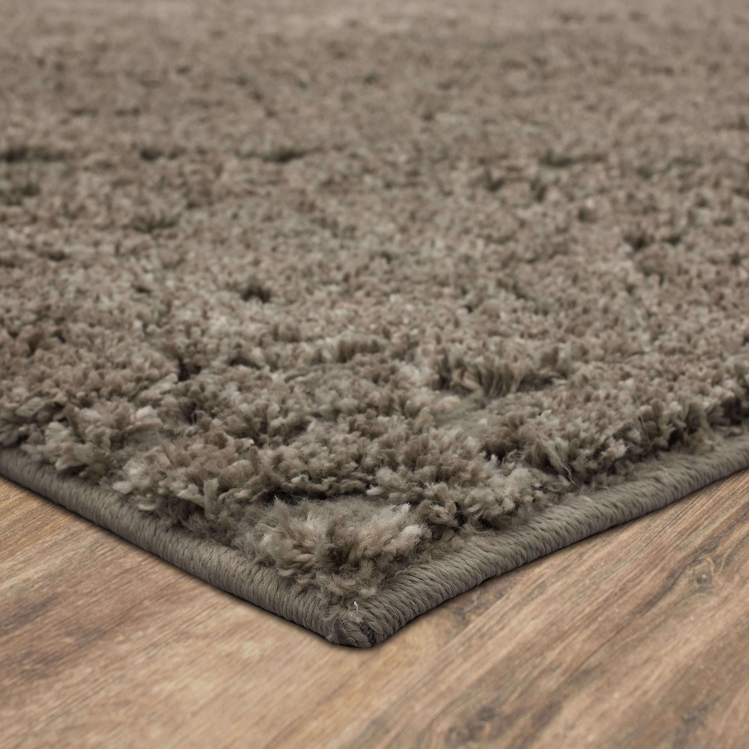 Mohawk Home Francesca Ornamental Medallion Gray 5' x 8' Shag Area Rug Perfect for Living Room, Dining Room, Office