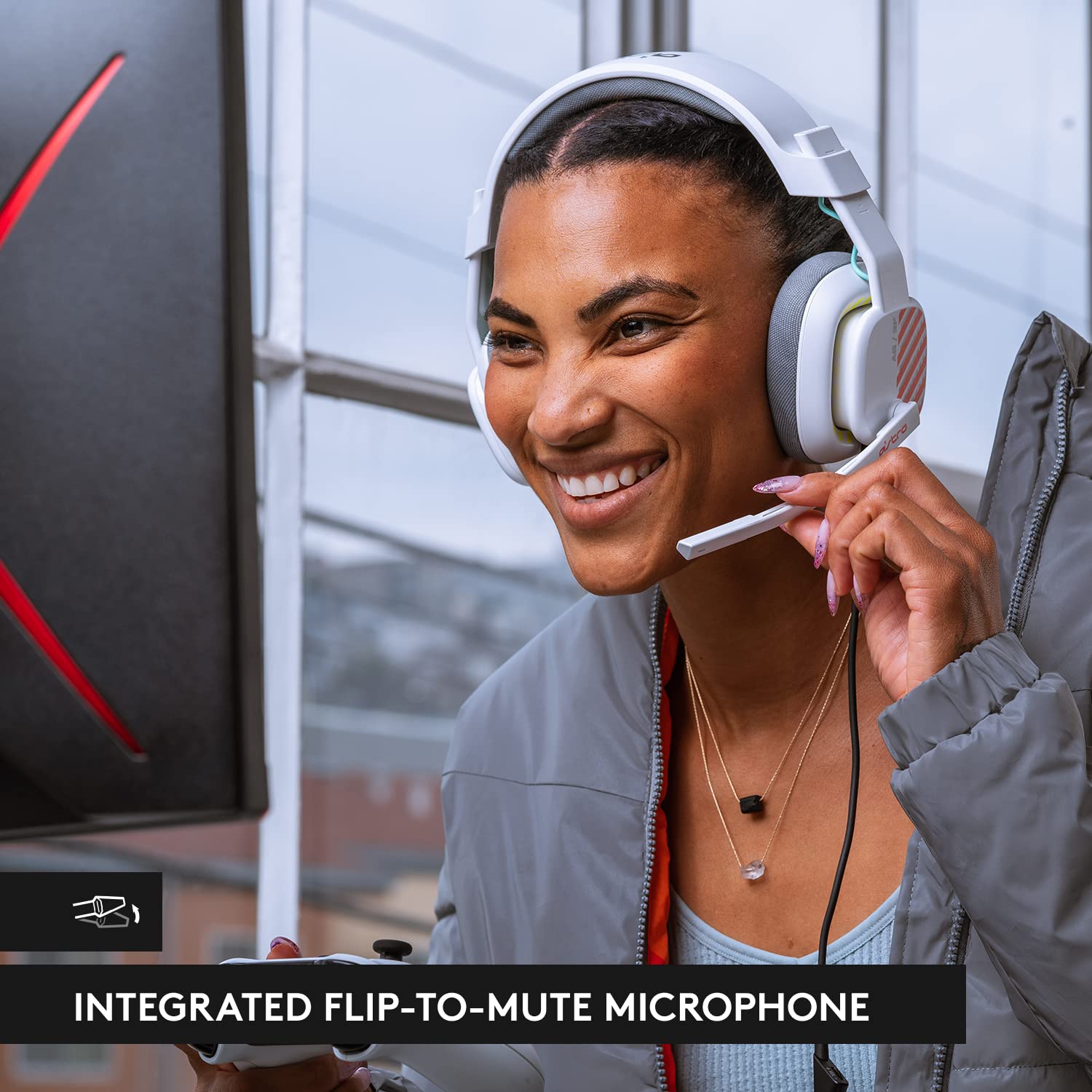 Logitech G Astro A10 Gen 2 Cross-Platform Wired Gaming Headset for PlayStation 5/4, Xbox S|X, Nintendo Switch, PC: 3.5mm Headphone Jack, 32mm Drivers, Flip-to-Mute Mic, Over-Ear - White/Xbox Edition