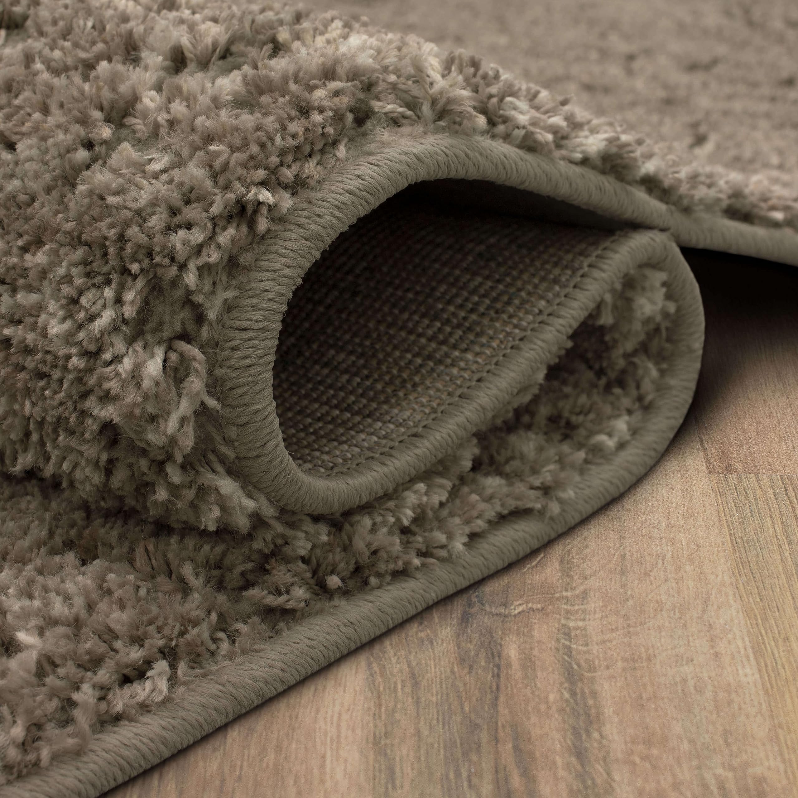 Mohawk Home Francesca Ornamental Medallion Gray 5' x 8' Shag Area Rug Perfect for Living Room, Dining Room, Office