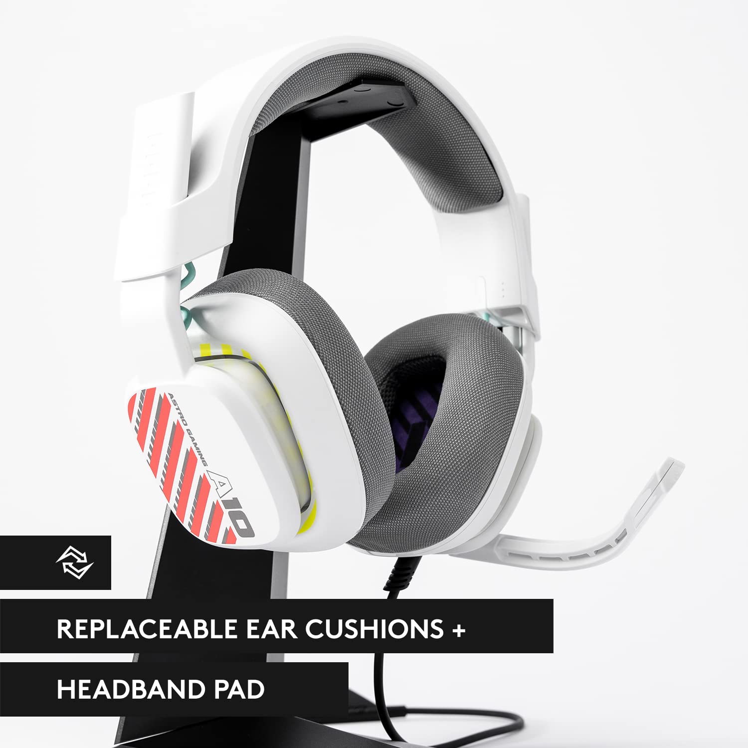 Logitech G Astro A10 Gen 2 Cross-Platform Wired Gaming Headset for PlayStation 5/4, Xbox S|X, Nintendo Switch, PC: 3.5mm Headphone Jack, 32mm Drivers, Flip-to-Mute Mic, Over-Ear - White/Xbox Edition